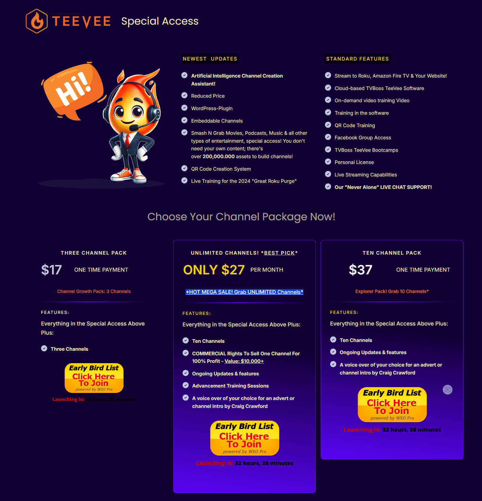 TV Boss Fire TeeVee review + Bonus + Price + OTO + Demo