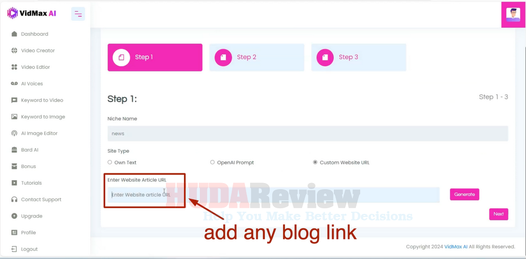 VidMax AI Review - Create studio-quality videos in seconds