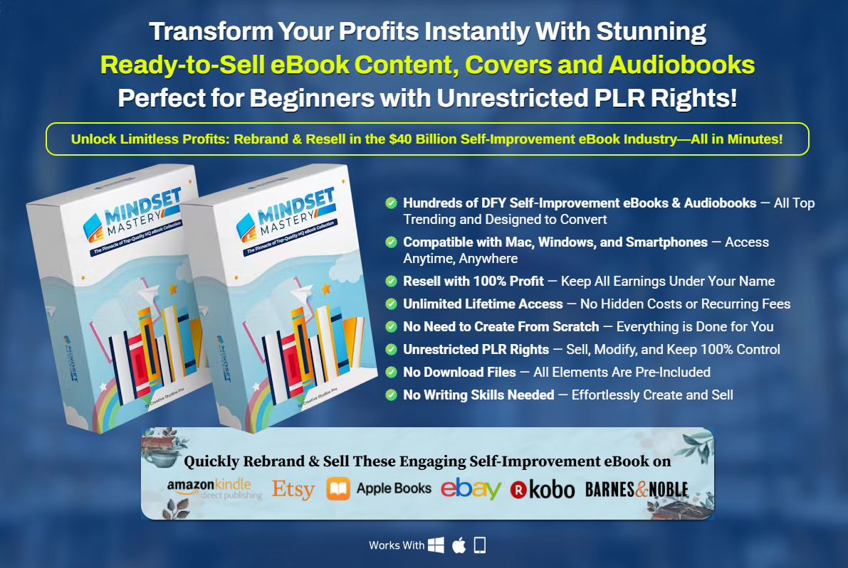 Mindset Mastery Review & Discount: Don't miss this PLR Bundle!