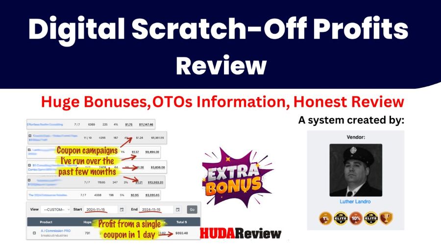Digital Scratch-Off Profits Review (Created by Mr. Luther Landro)
