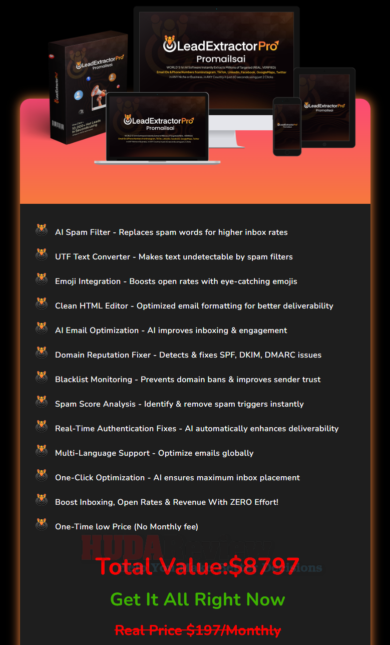 LeadExtractorPro Review - 10,000+ verified leads in 60 Sec