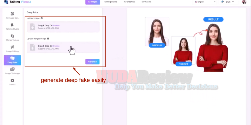 Talking Visuals Review - Create Lifelike Talking Avatars Easily