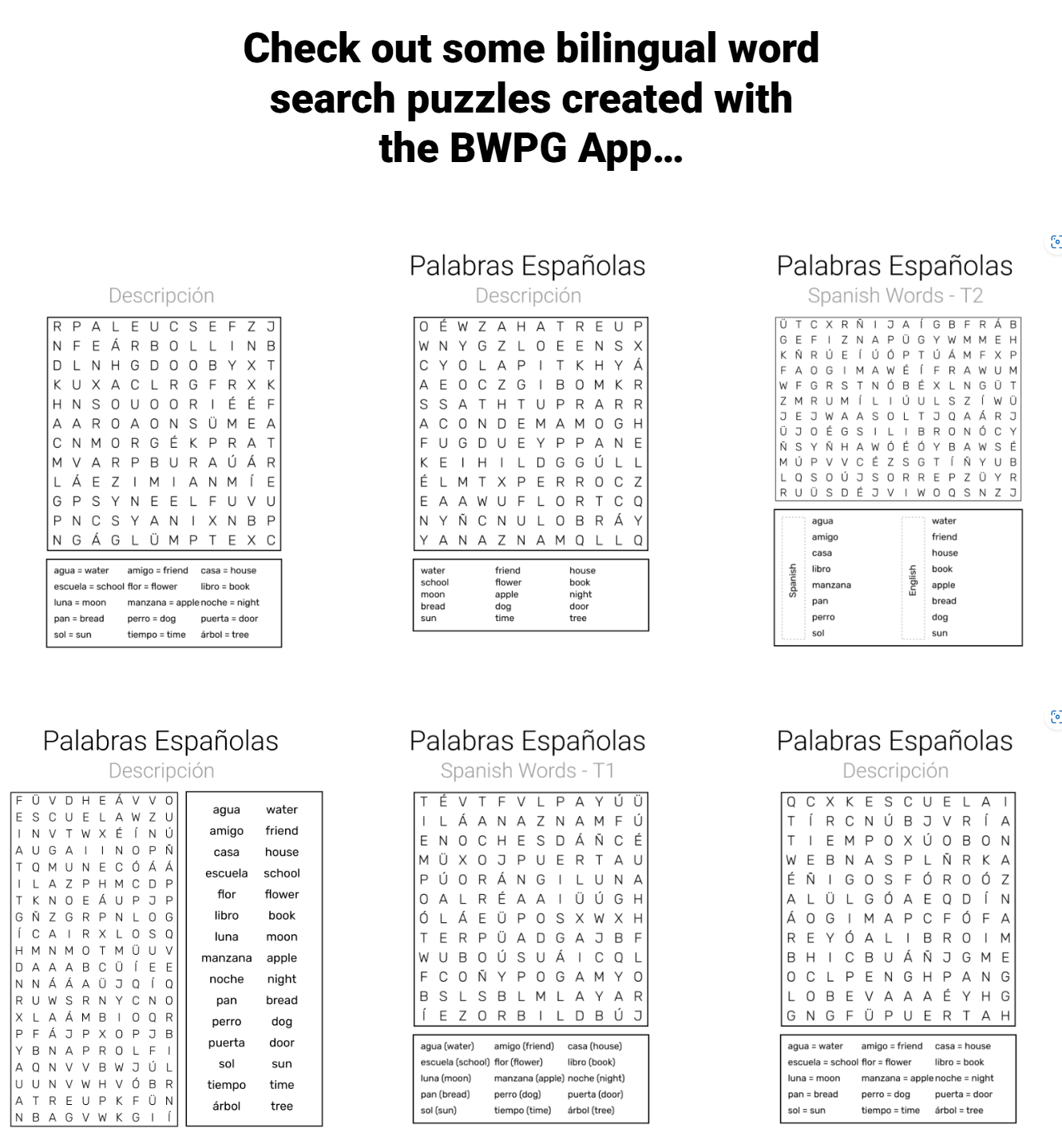 Bilingual Word Search Puzzles Generator Review & Bonuses