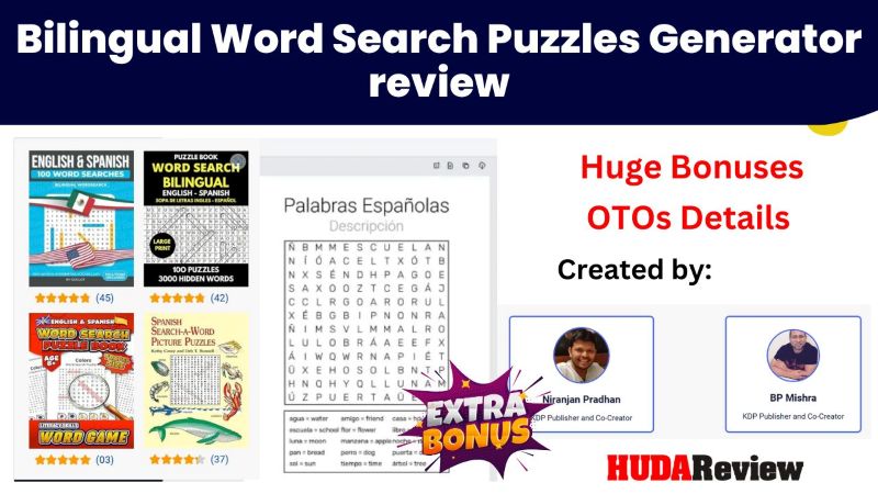 Bilingual Word Search Puzzles Generator Review & Bonuses