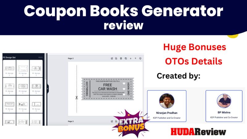 Coupon Books Generator Review - App Demo, Huge Bonus, OTOs