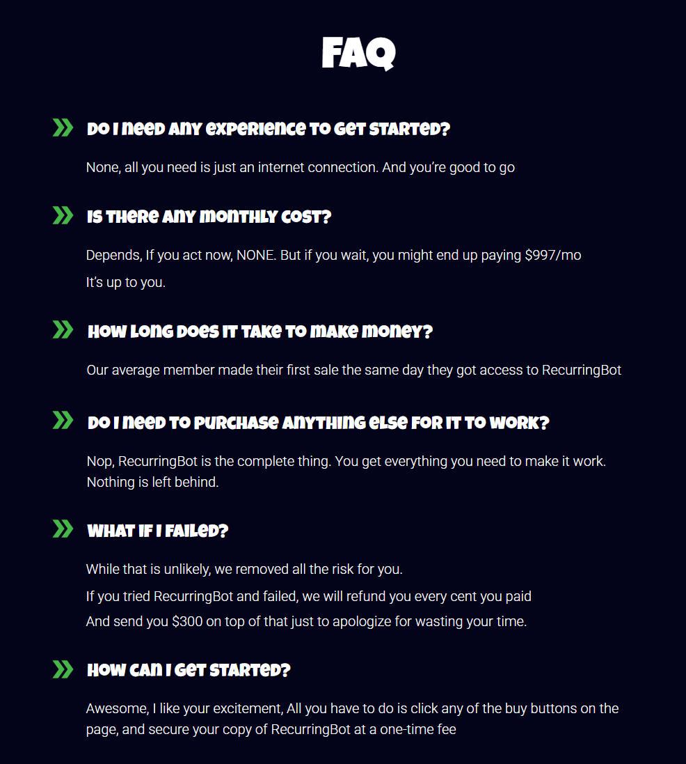 Recurring Bot Review- Hungry Recurring Clients In ANY Niche