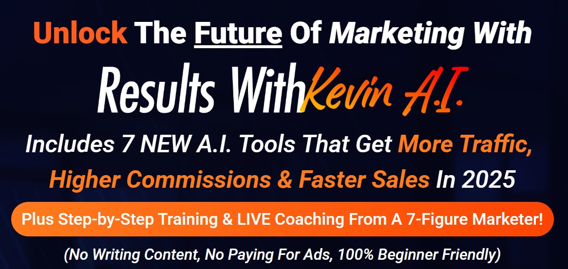 Results With Kevin AI Review - Everything you need to start MMO!