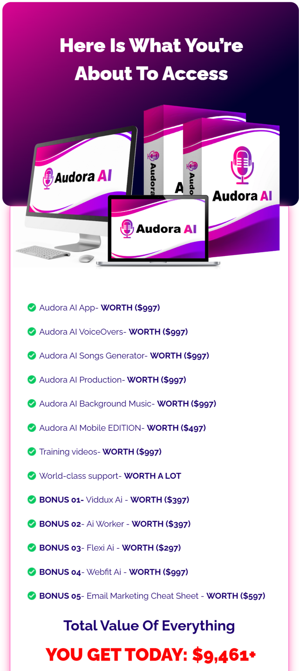 Audora AI Review - Instantly Launch AI-Powered Audio Platform