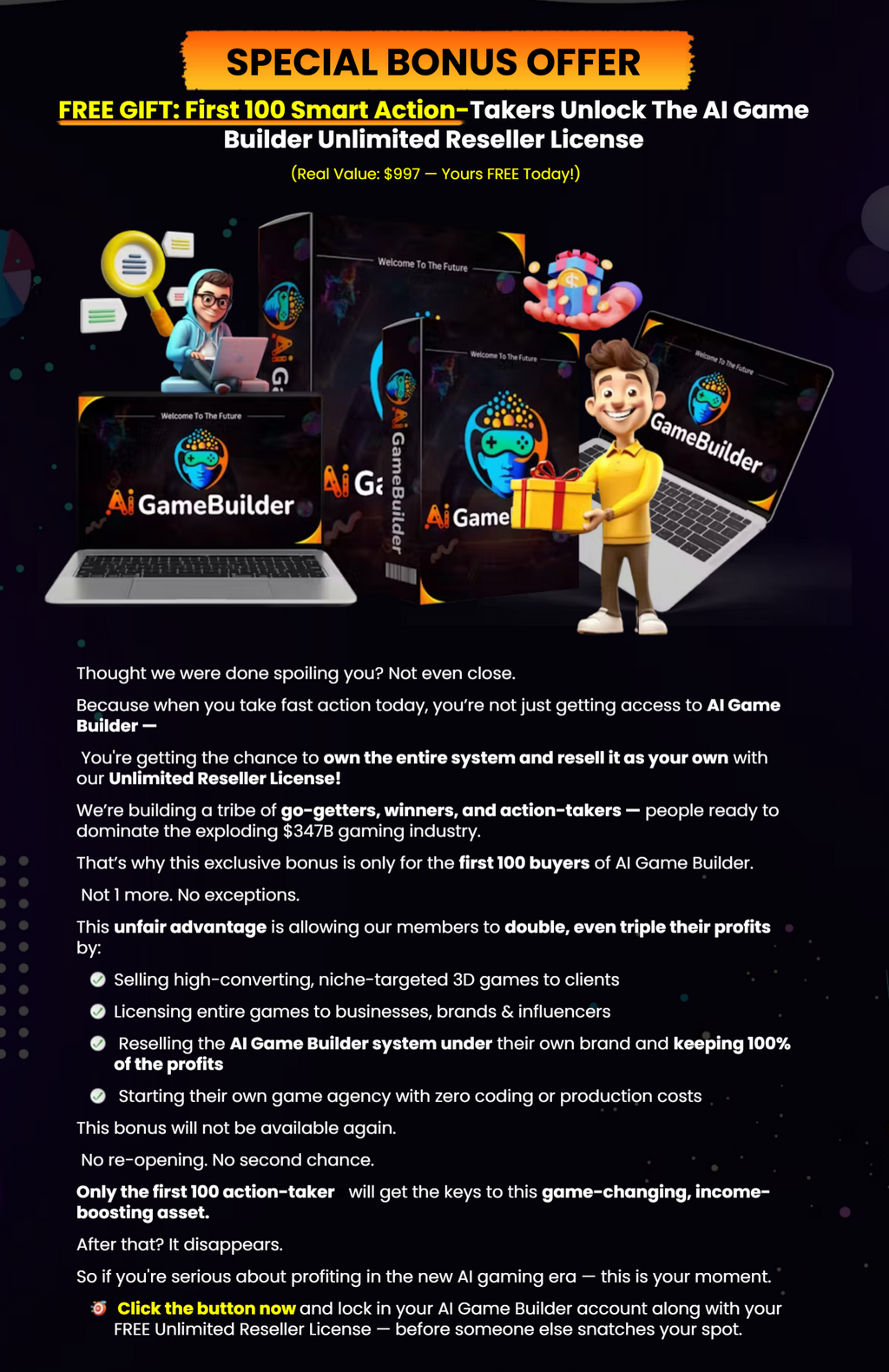 AI GameBuilder Review - Enter The $347B Gaming Market