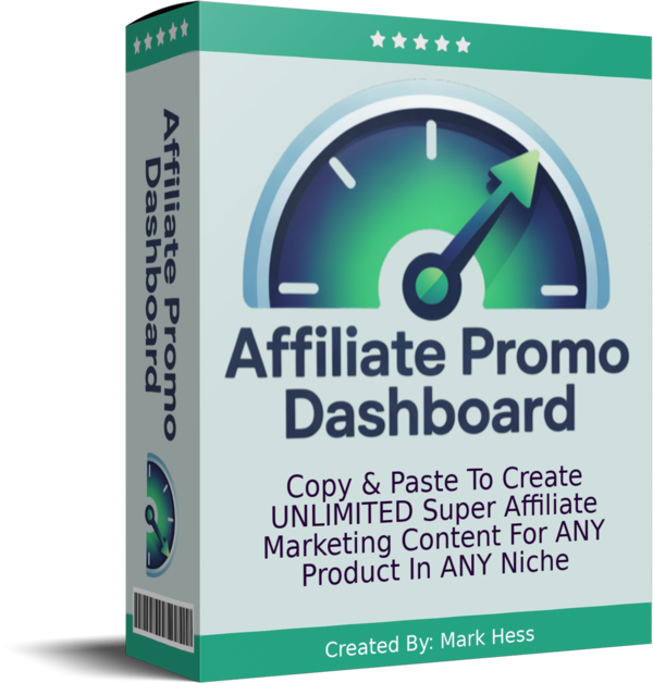 Affiliate Promo Dashboard (Constant Commissions) Review