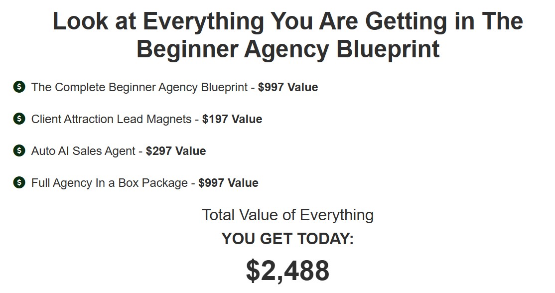 Beginner Agency Blueprint Review - Start a $10K/Month Business?