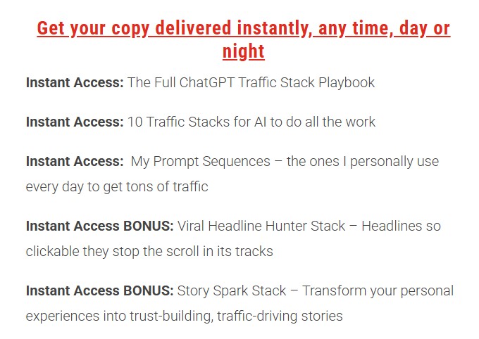 ChatGPT Traffic Stack Review | Valuable Bonuses included!