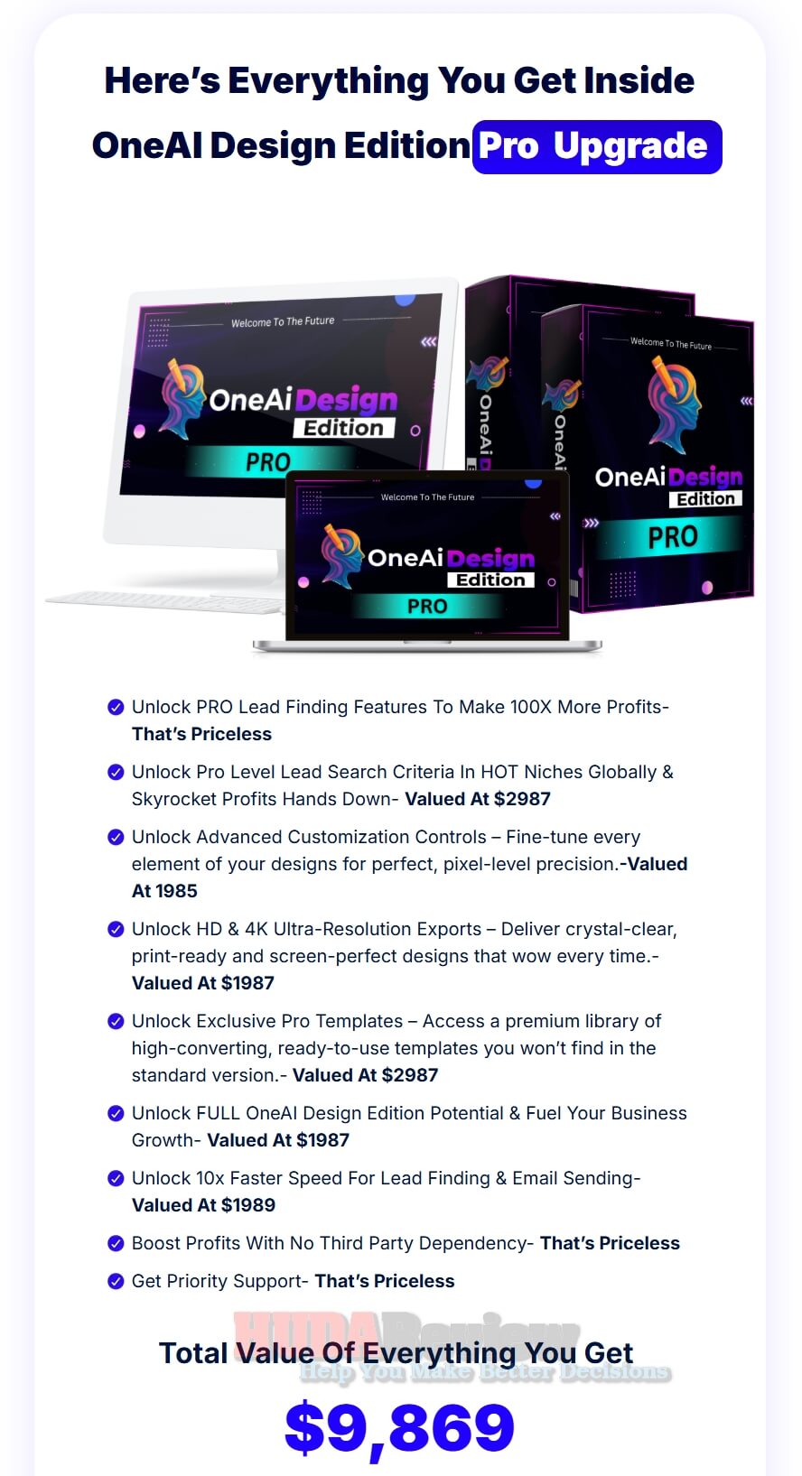 OneAi Design Edition Review - Huge Bonuses, 35% Off Code