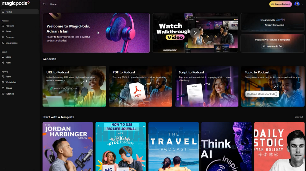 MagicPods AI Review - Transform Written Ideas into Videos