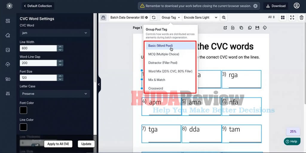 CVC Worksheets Generator Review + OTOs: Full Demo & Bonuses